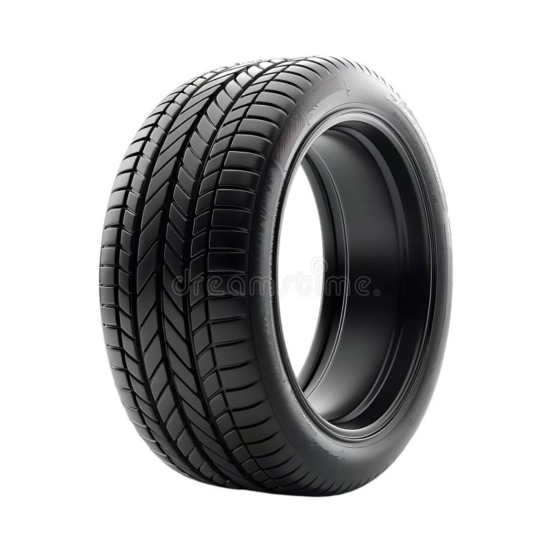 Black Big Tire on Transparent Background - Ai Generated Stock ...