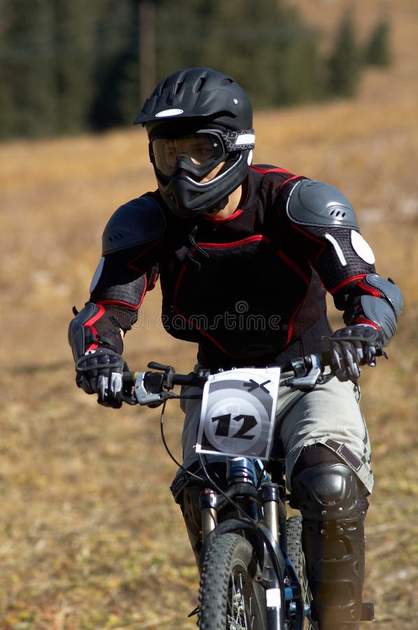 Black biker stock image. Image of adventure, cycling, country - 1316509