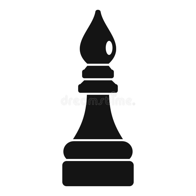 Chess Bishop Icon, Simple Style Stock Vector - Illustration of castle ... Chess Bishop Icon, Simple Style Stock Vector - Illustration of castle ...