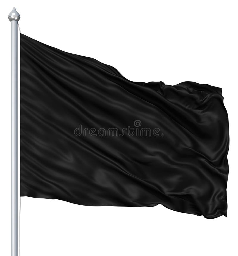 Black blank flag stock illustration. Illustration of light - 24099645