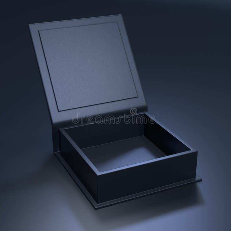 Blank Box Package for Mobile Phone or Other Things, Isolated on White ...