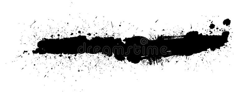 Abstract Black Blot Object. Hand Drawing. Not AI, Vector Illustration ...
