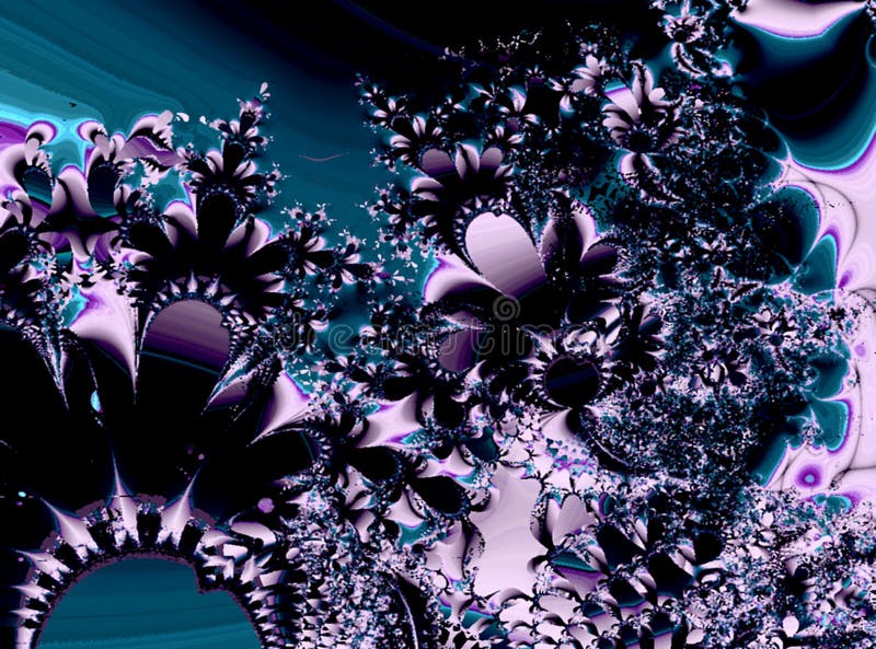 Black and Blue Abstract Line Drawing, Digital Graphics Stock ...