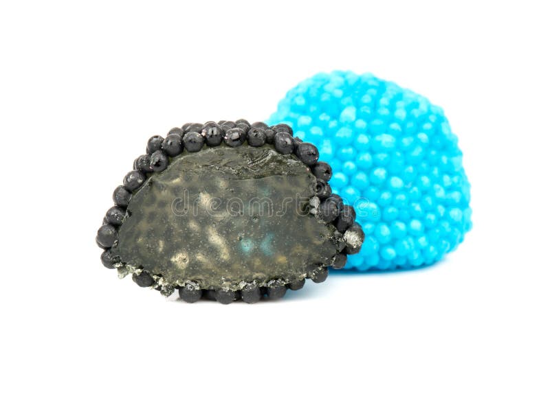 Black and Blue Berry Jelly Candies Stock Image - Image of diet, blue ...