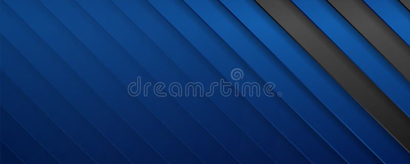 Black and Blue Diagonal Stripes Geometric Tech Banner Stock Vector ...