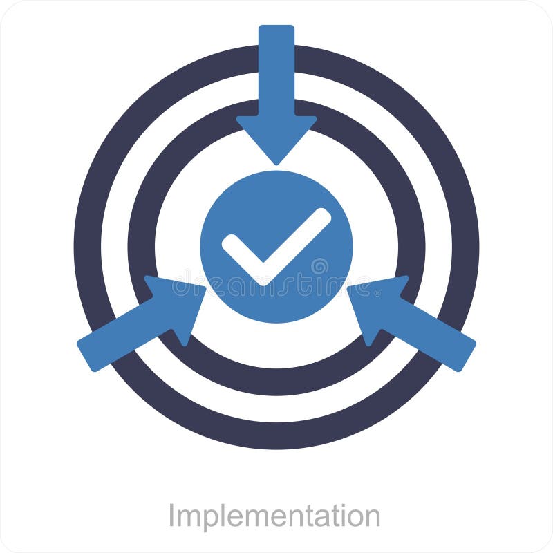 Implementation stock illustration. Illustration of business - 340060384