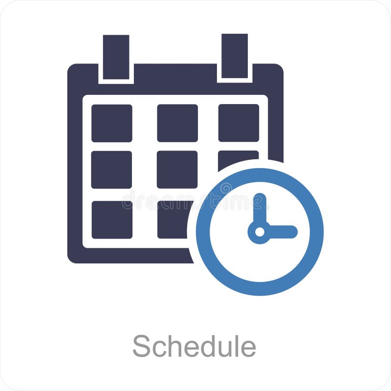 Schedule stock illustration. Illustration of calendar - 340081917