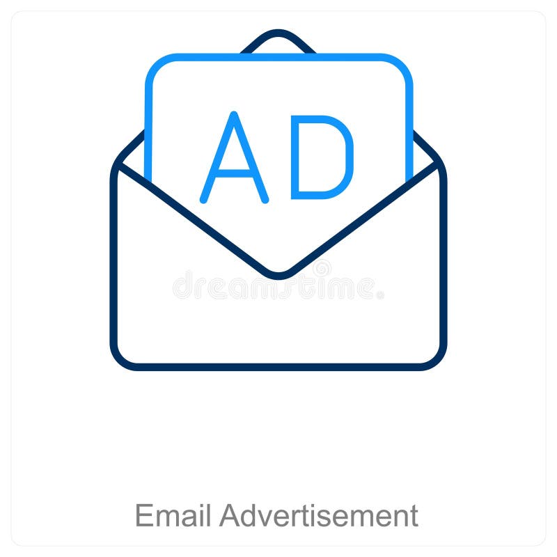 Email Advertisement stock vector. Illustration of megaphone - 341226908