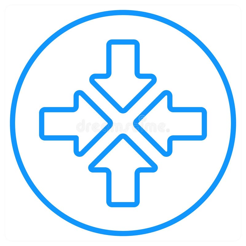 Arrow and Path Icon Concept Stock Illustration - Illustration of ...