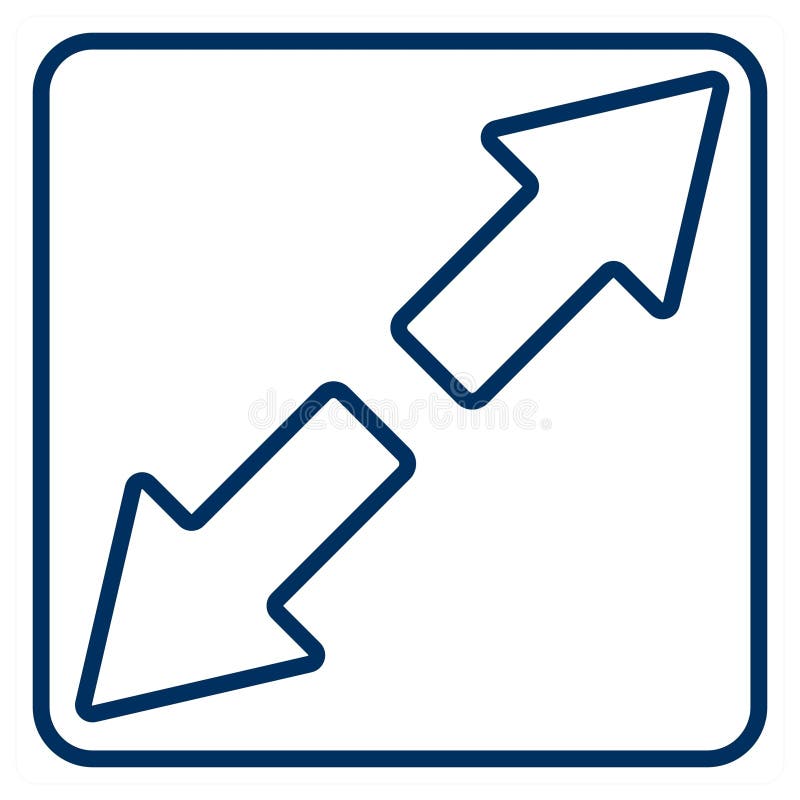 Arrow and Path Icon Concept Stock Illustration - Illustration of ...