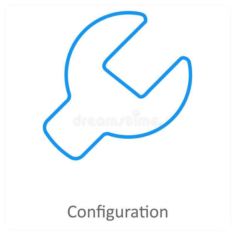 Configuration stock vector. Illustration of mechanic - 341703797