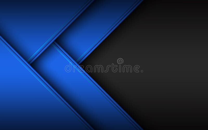 Black and Blue Material Design Background. Modern Wallpaper with ...