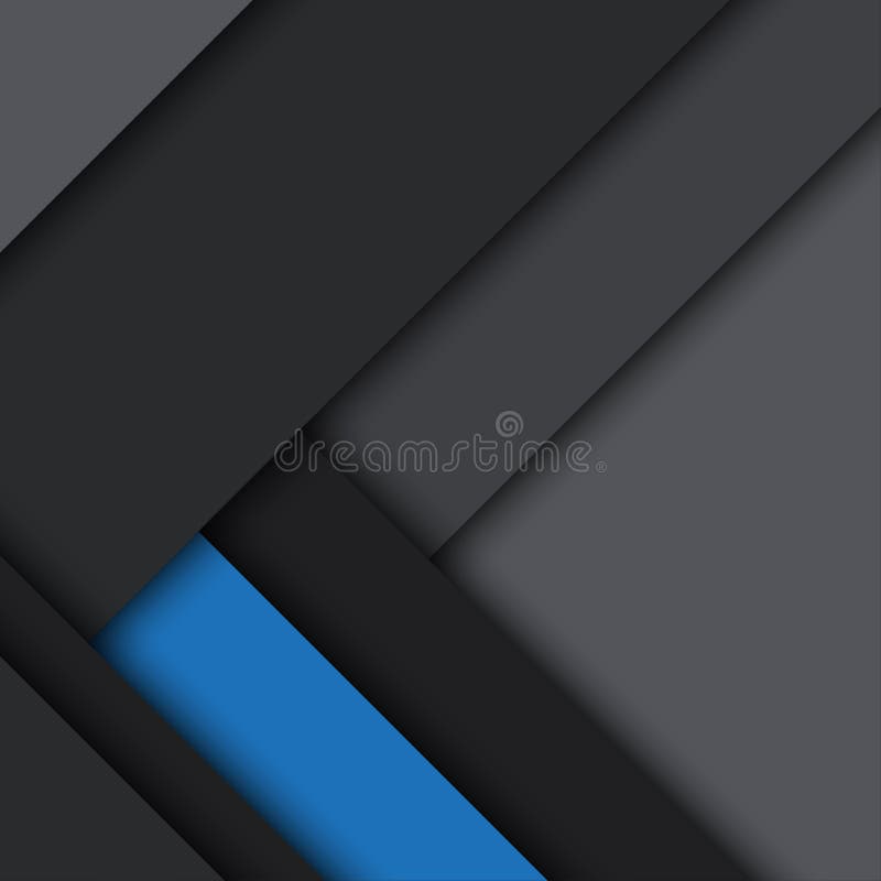 Black and Blue Modern Material Design, Abstract Background Stock Vector ...