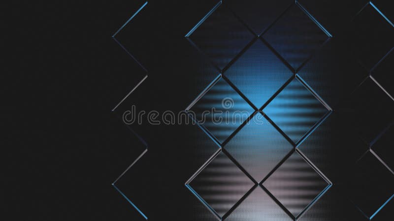 Black And Blue Square Background Design Stock Illustration ...