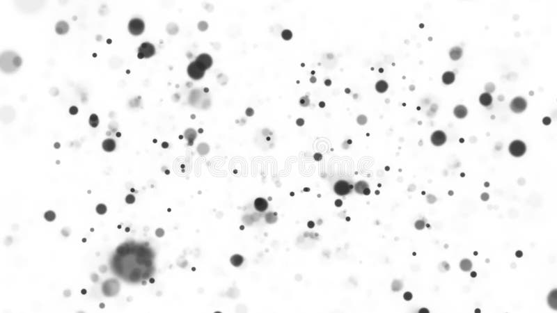 Black Blurry Spots Bokeh. Abstract Blurred Dark Spots on a White ...