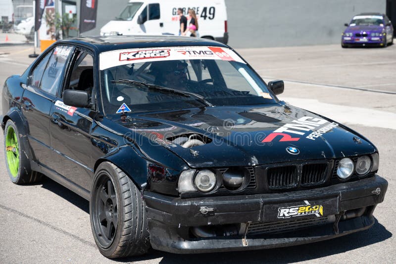 Black BMW E34 Prepared for a Drift Editorial Stock Image - Image of ...