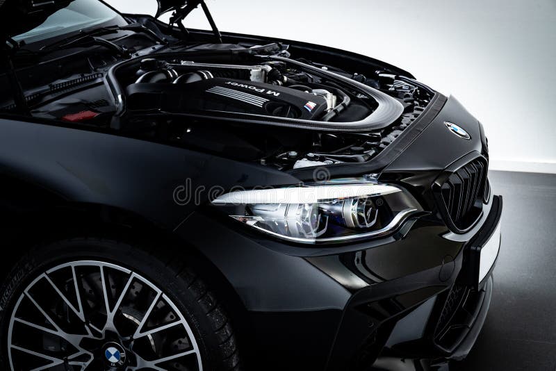 Black BMW M2 Shot in the Garage Editorial Stock Photo - Image of white ...