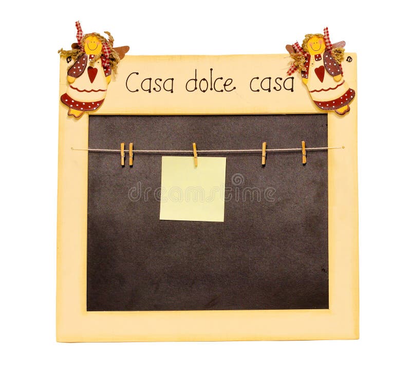 Black board note stock image. Image of retro, wooden - 16550487