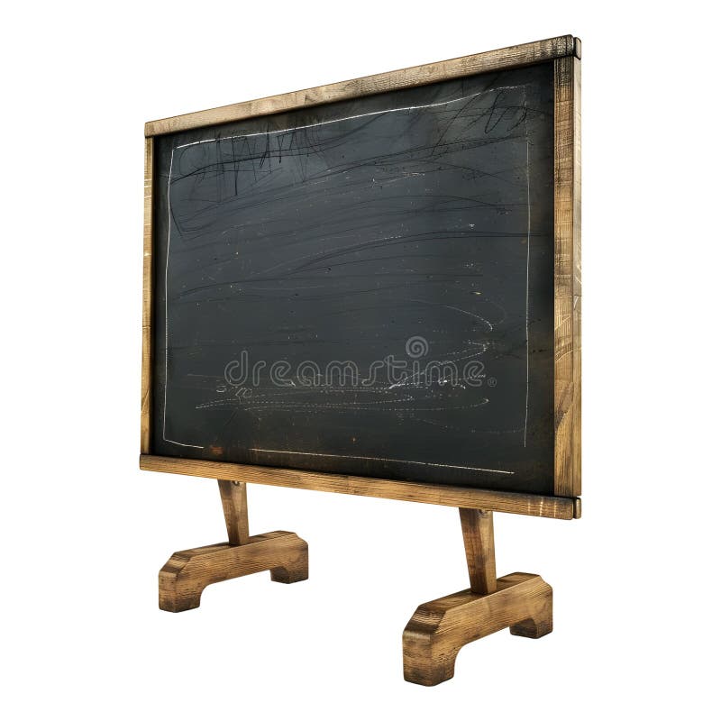 Black Board on Transparent Background - Ai Generated Stock Illustration ...
