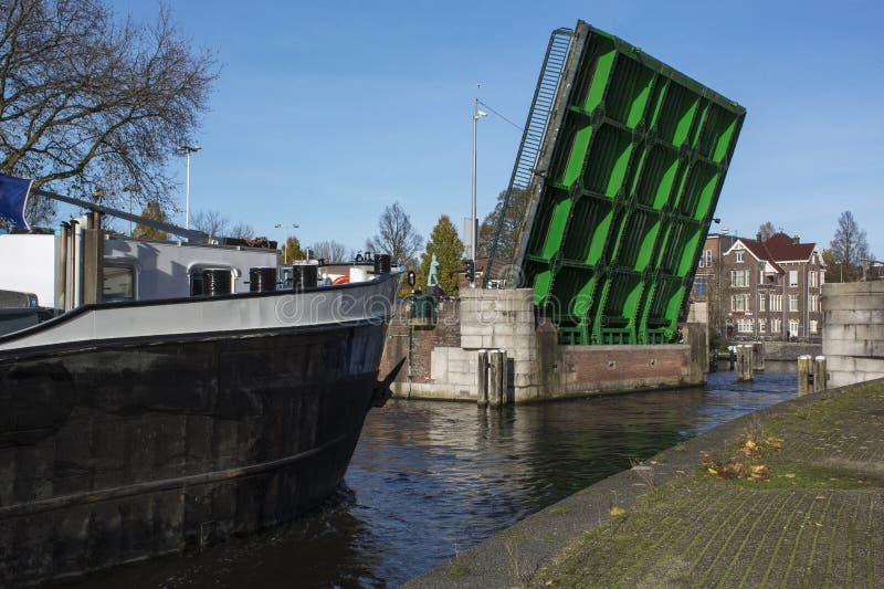 Modern Drawbridge In Copenhagen Stock Photo - Image of bridge, city ...