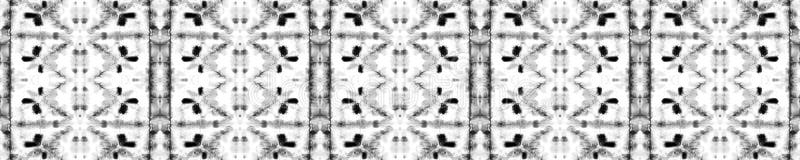 Black Boho Pattern. Watercolor Drawing Stock Illustration ...