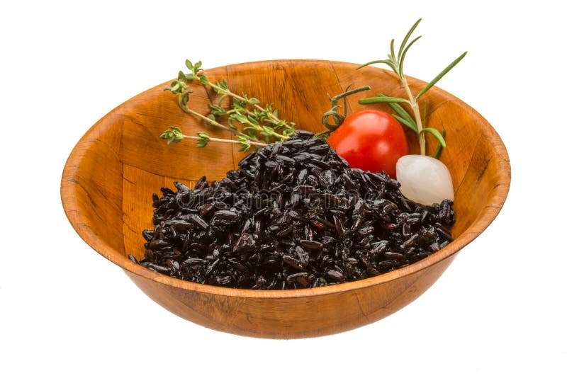 Black Rice And Chicken. Picture Image: 1415129