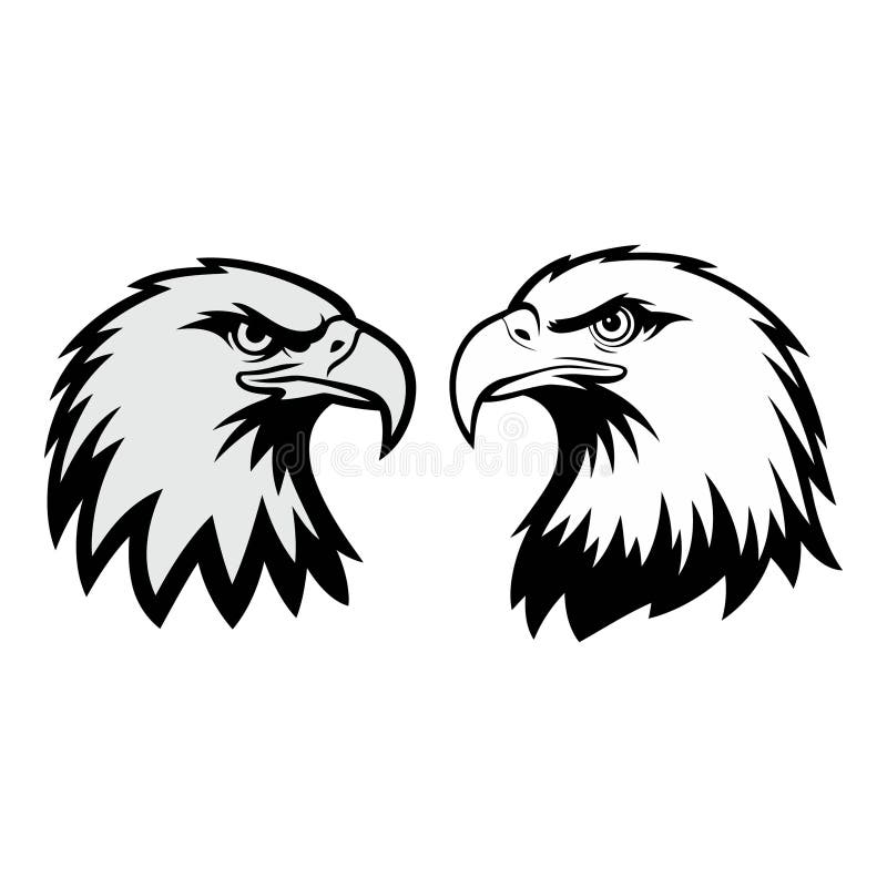 Eagle Head Vector Silhouette
