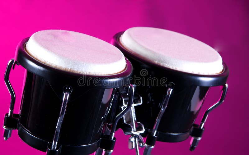 Bongos isolated stock photo. Image of latin, instrument - 2475398