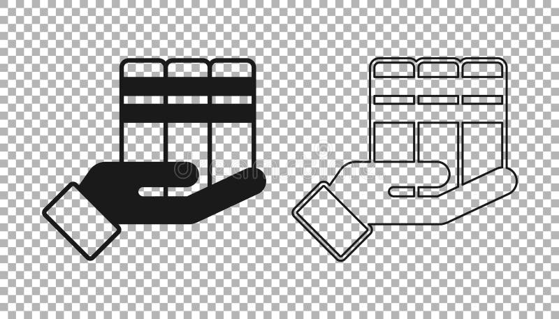 Book Donation Icon in Black Style Isolated on White Background. Stock ...