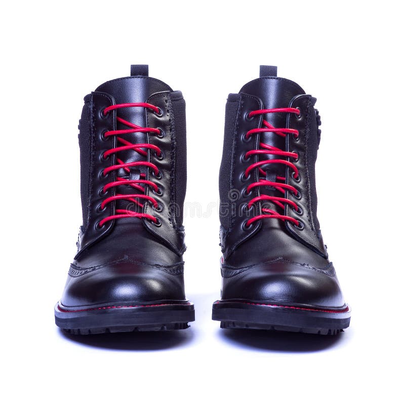 340 Black Boots Red Laces Stock Photos - Free & Royalty-Free Stock ...