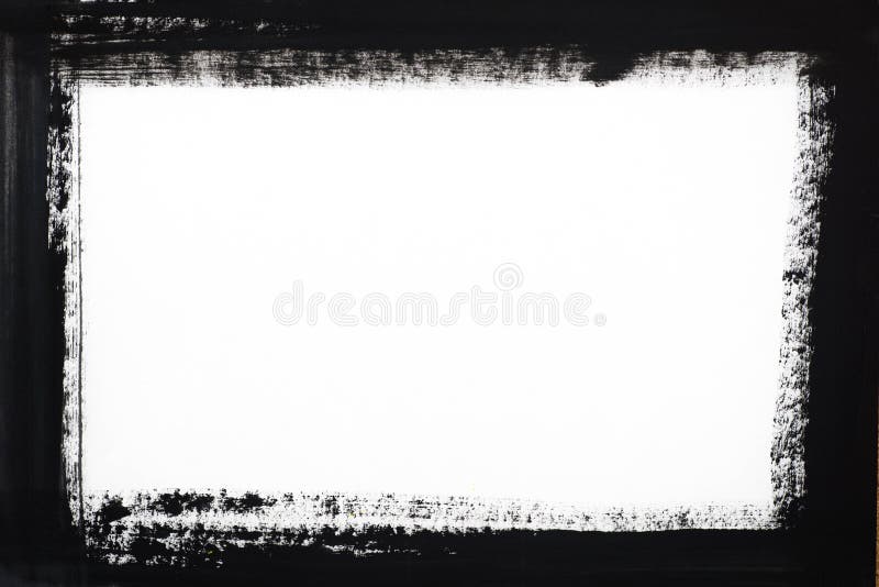 Black and White Text Border Stock Illustration - Illustration of narrow ...