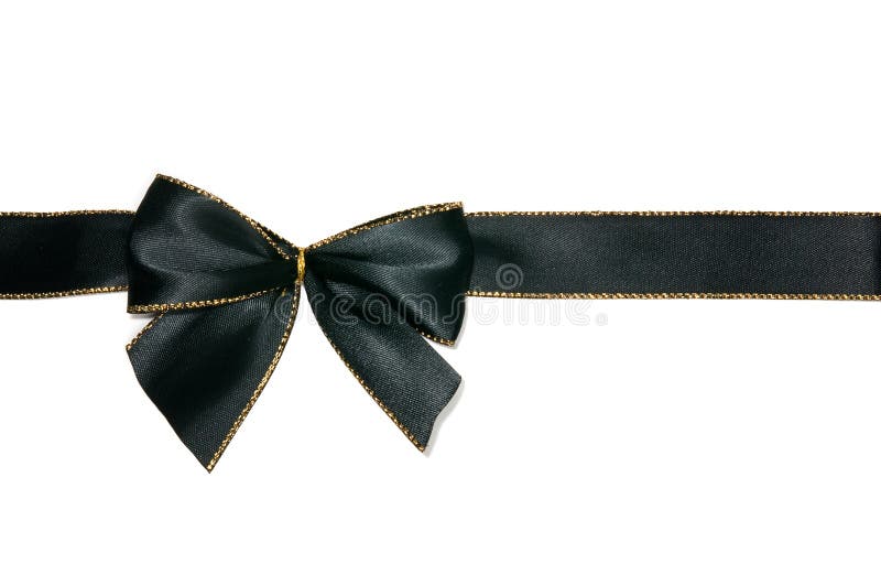 Black bow stock image. Image of birthday, drawing, ornament - 12578451