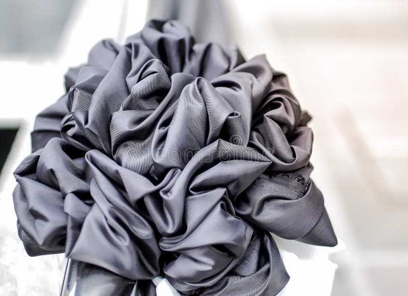 Black Bow for Funeral, Retro Tone (Funeral, Mourning, Black) Stock ...