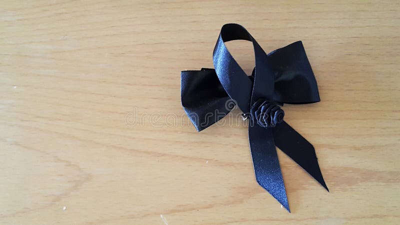 2 black bows. stock image. Image of decoration, aging - 81093251