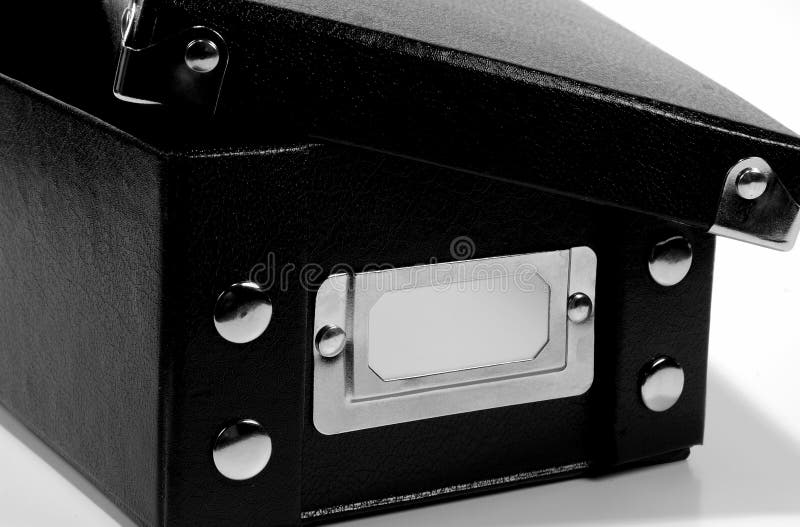 Black Box 2 stock image. Image of label, blank, shoebox - 86687