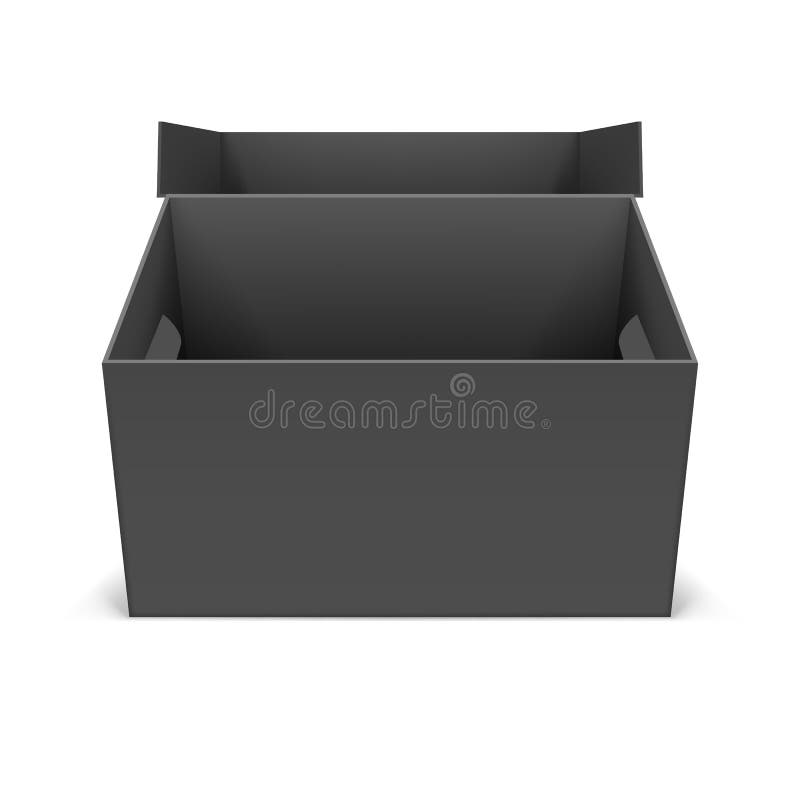 Black box stock vector. Illustration of logo, black, design - 53607244