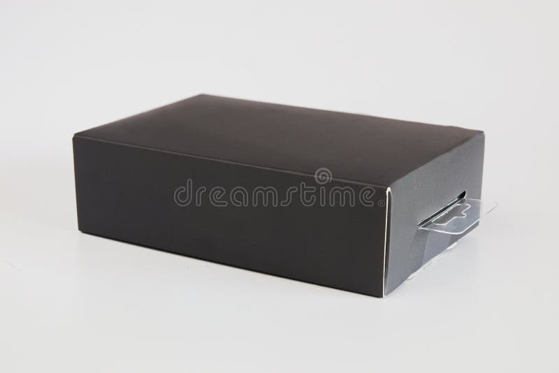 Black Box ,packageing for Design To Storage Stock Photo - Image of ...