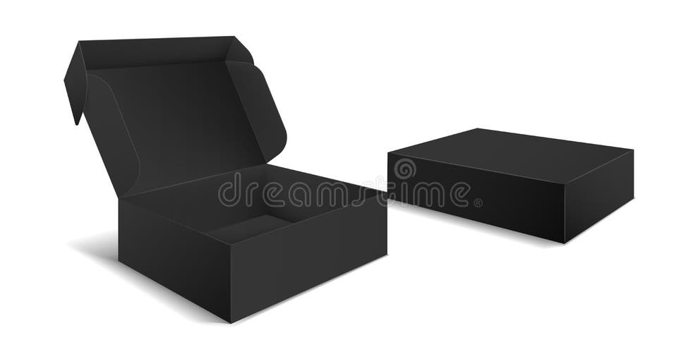 Closed Blank Packaging Boxes Stock Illustrations – 3,489 Closed Blank ...