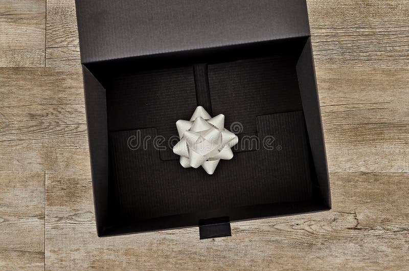 Black Box stock photo. Image of beauty, delivery, black - 76634784