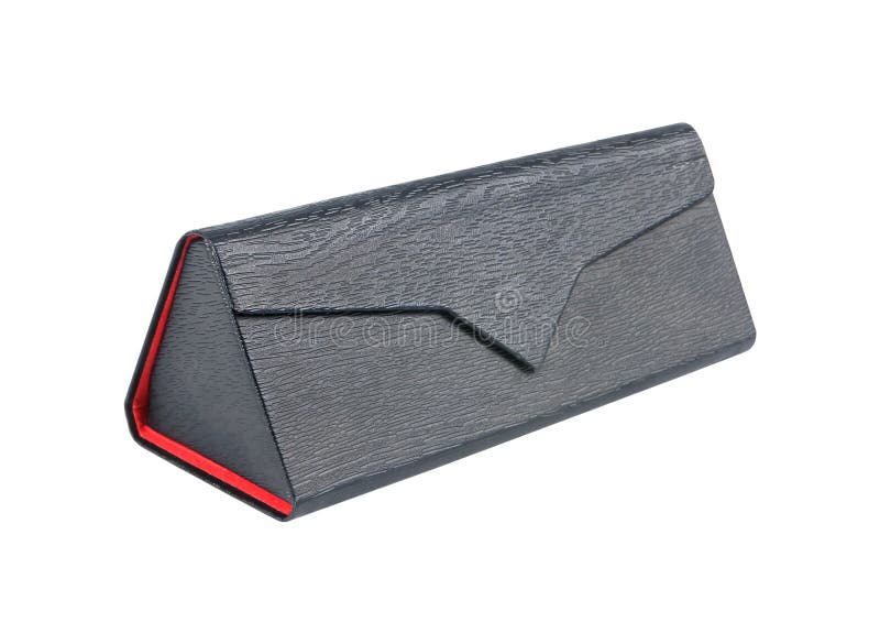 Black Box Triangle Isolated on White Stock Image - Image of container ...