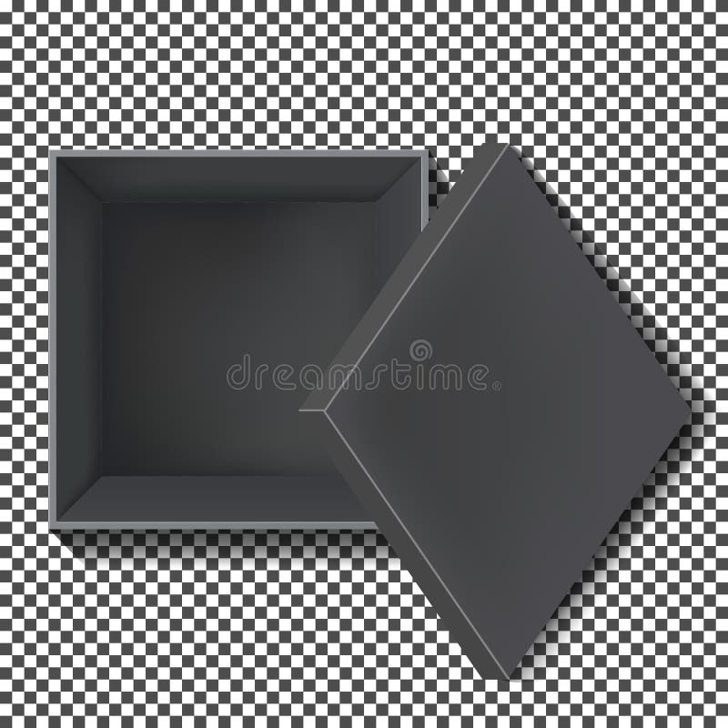 Black box vector stock vector. Illustration of transparent - 142923506