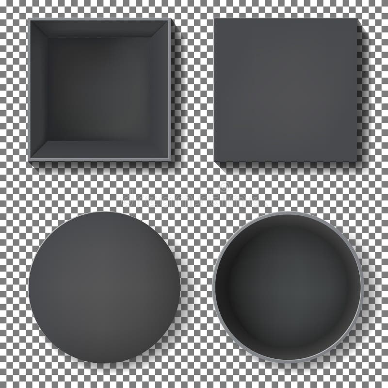 Round box vector template stock vector. Illustration of closed - 36912795