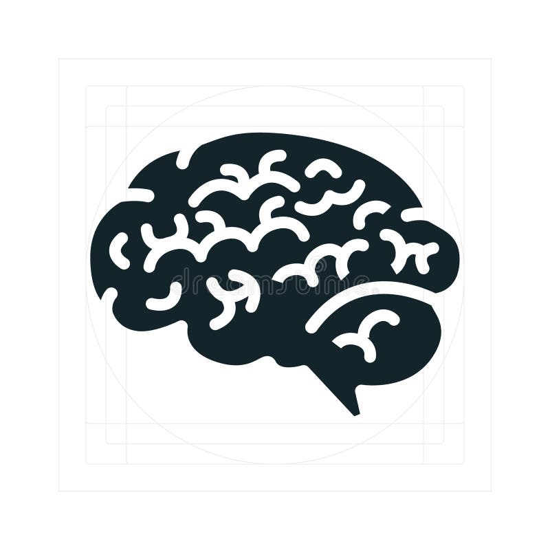 Mental Health Icon. Monochrome Sign from Cognitive Skills Collection ...