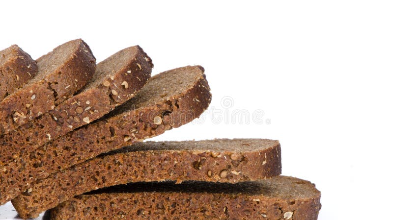 Black bread stock photo. Image of crusty, natural, slice - 27286124