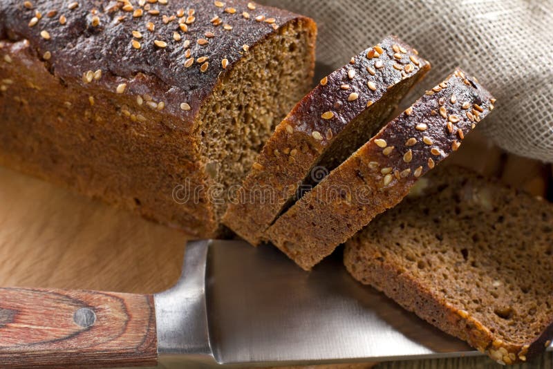Black bread stock photo. Image of carbohydrates, corn - 27512454