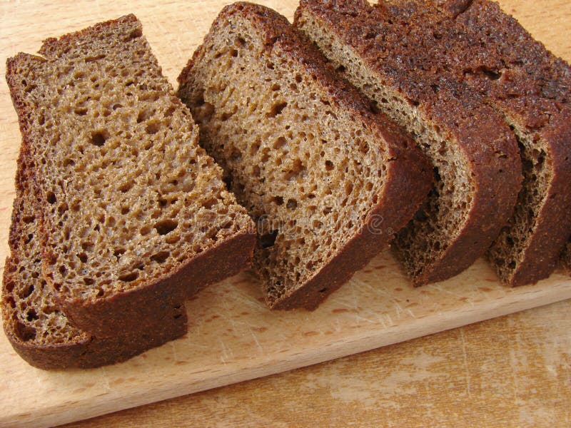 Black bread on table stock photo. Image of healthy, carbohydrate - 23039832