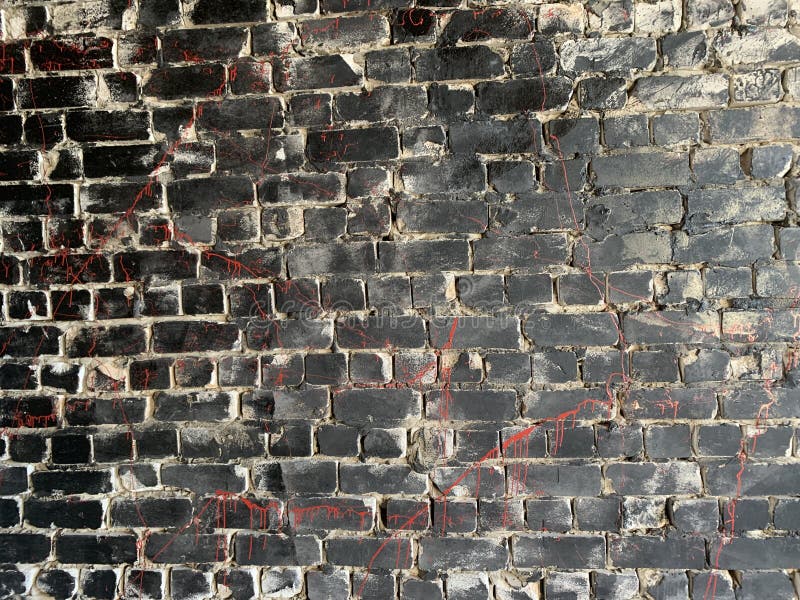 Black brick backround stock image. Image of bright, spotlight - 251177681