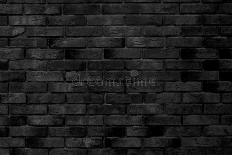 Black Brick Building Wall. Interior of a Modern Loft Stock Image ...