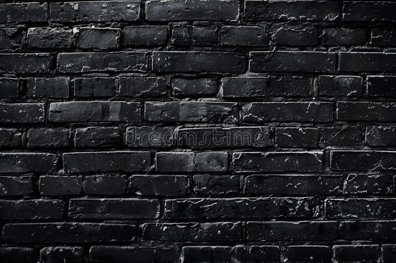Dark Brick Wall Texture Background Stock Illustration - Illustration of ...