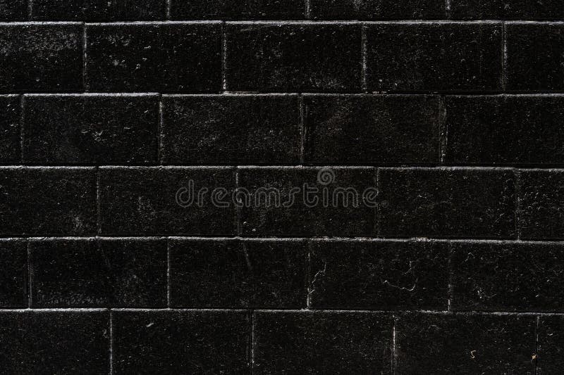 Black Brick Wall Dark Background For Design Stock Image Image Of